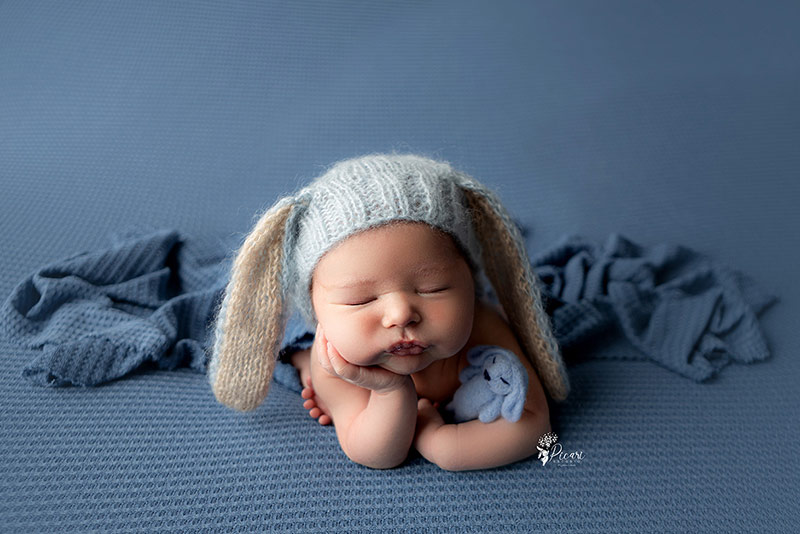 Cómo hacer la Froggy Pose en una sesión con recién nacido